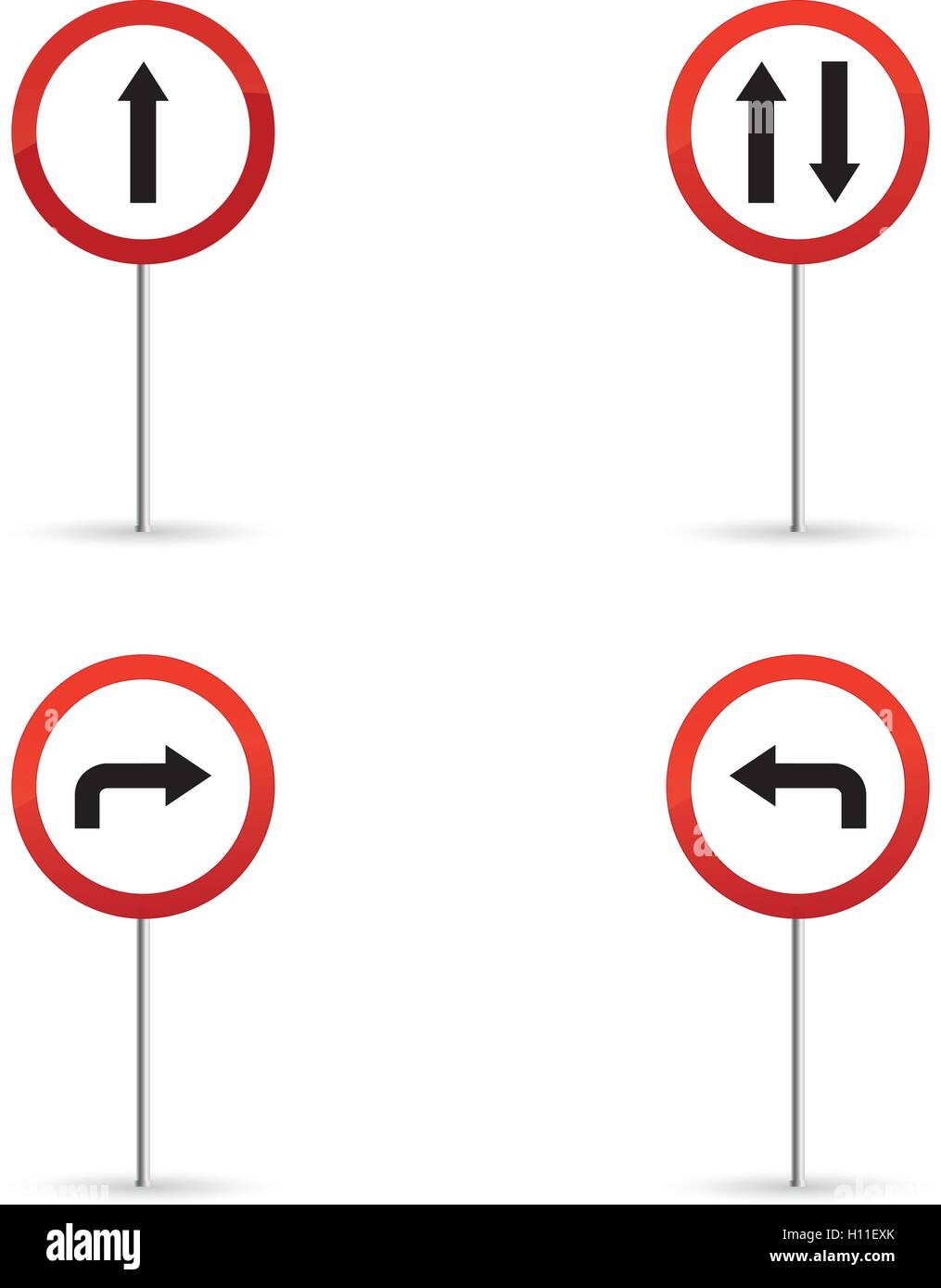 Traffic turn signals Stock Vector Images - Alamy