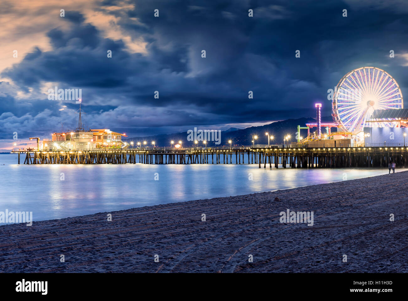 santa monica beach, Los Angeles, California Stock Photo - Alamy