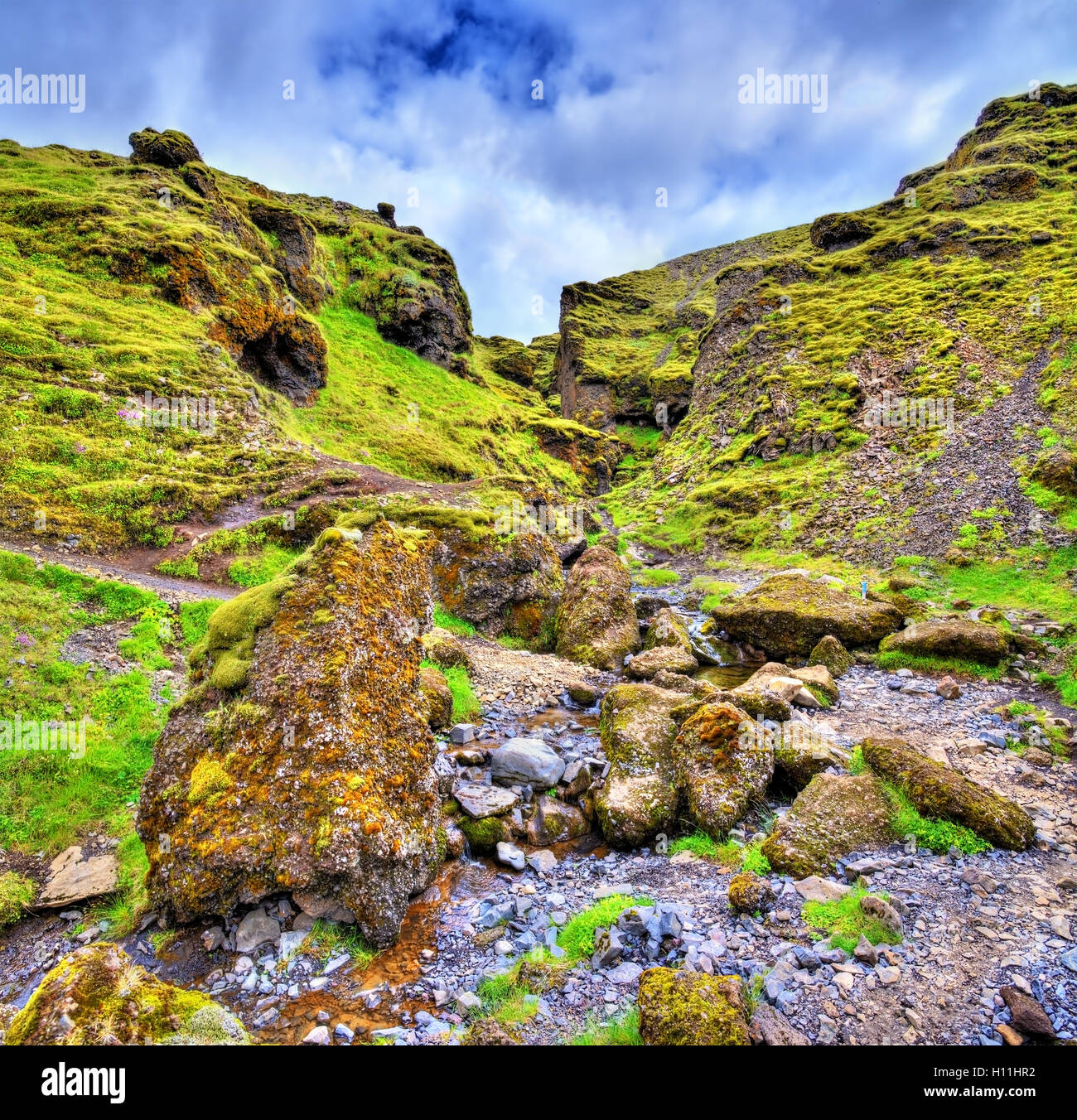 Landscape near the Skoga River - Iceland Stock Photo - Alamy