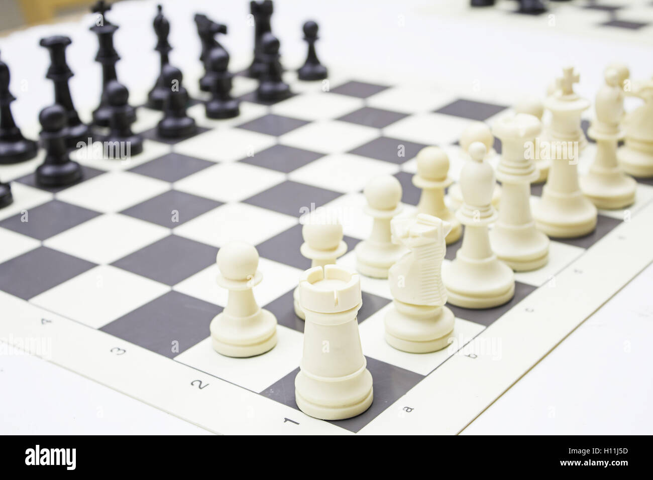Classic wooden chessboard hi-res stock photography and images - Alamy