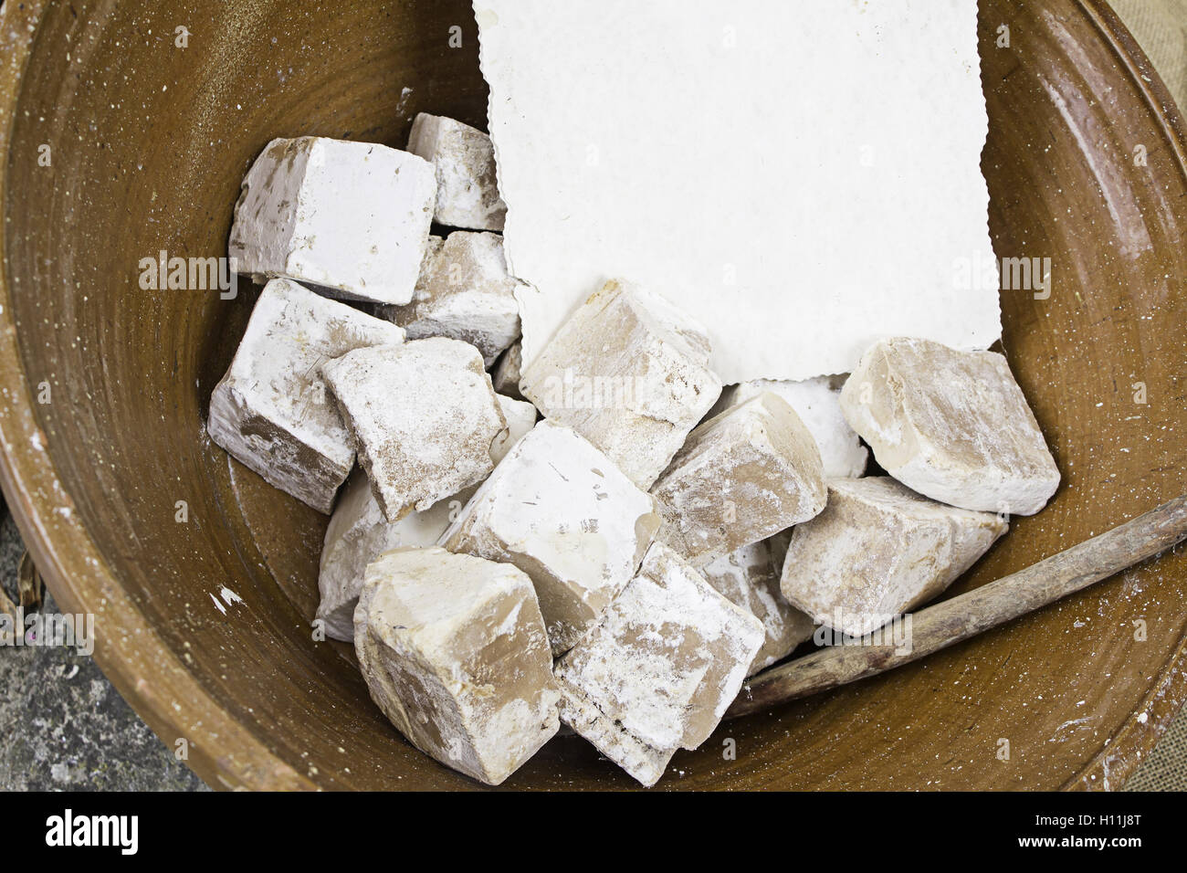 Ancient artisans soaps for washing clothes, objects Stock Photo - Alamy