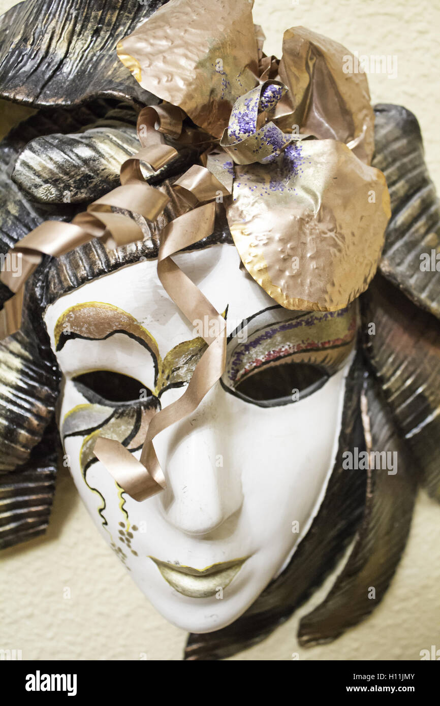 Venetian Mask artisan and handmade decor Stock Photo - Alamy