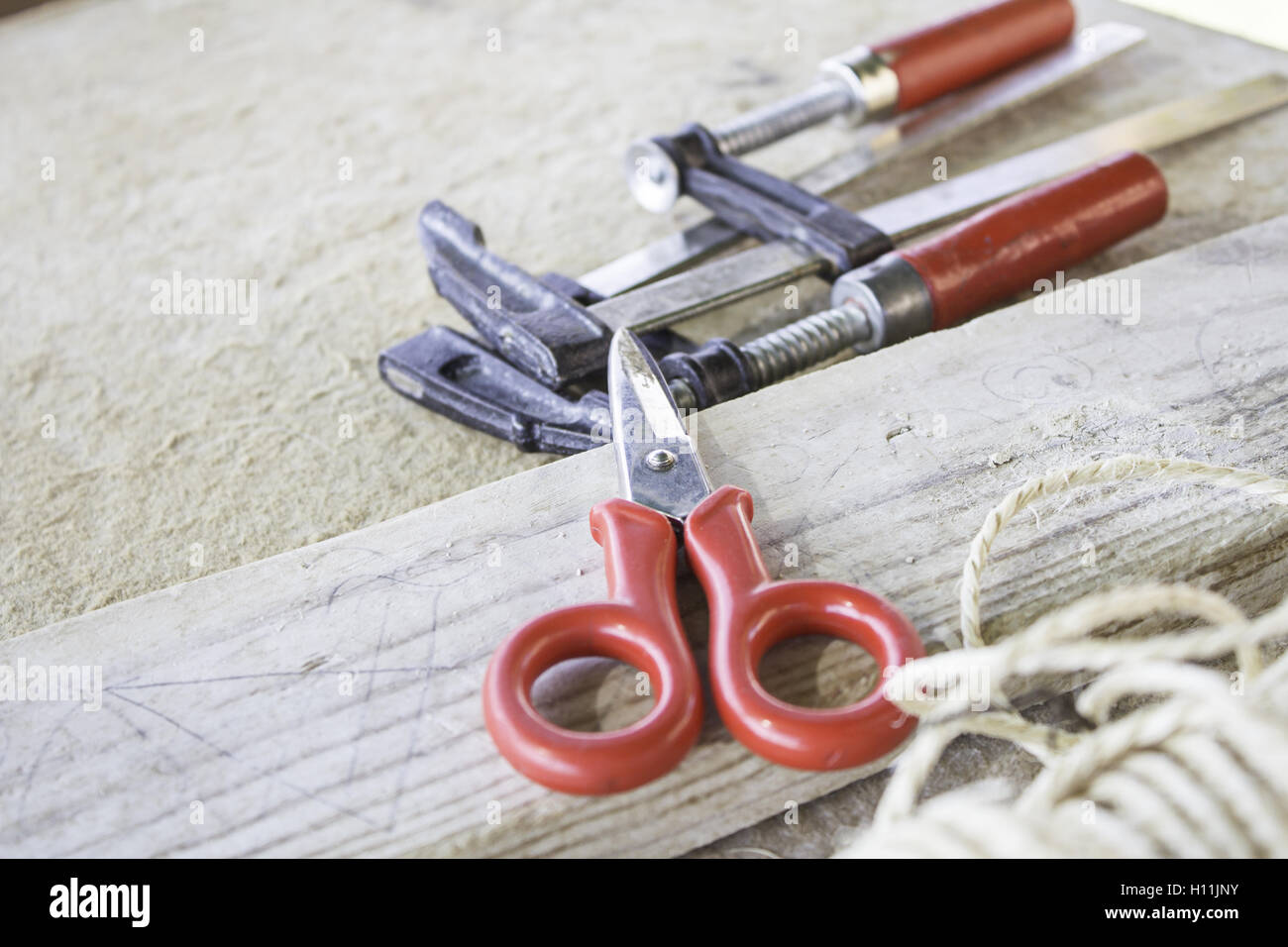 Work objects in industrial workshop, business and equipment Stock Photo ...