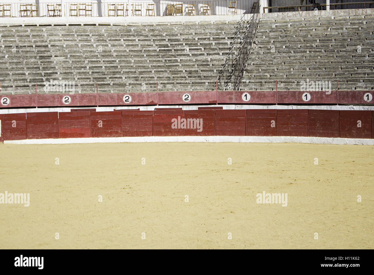 Place empty bulls traditional to celebrate culture Stock Photo - Alamy