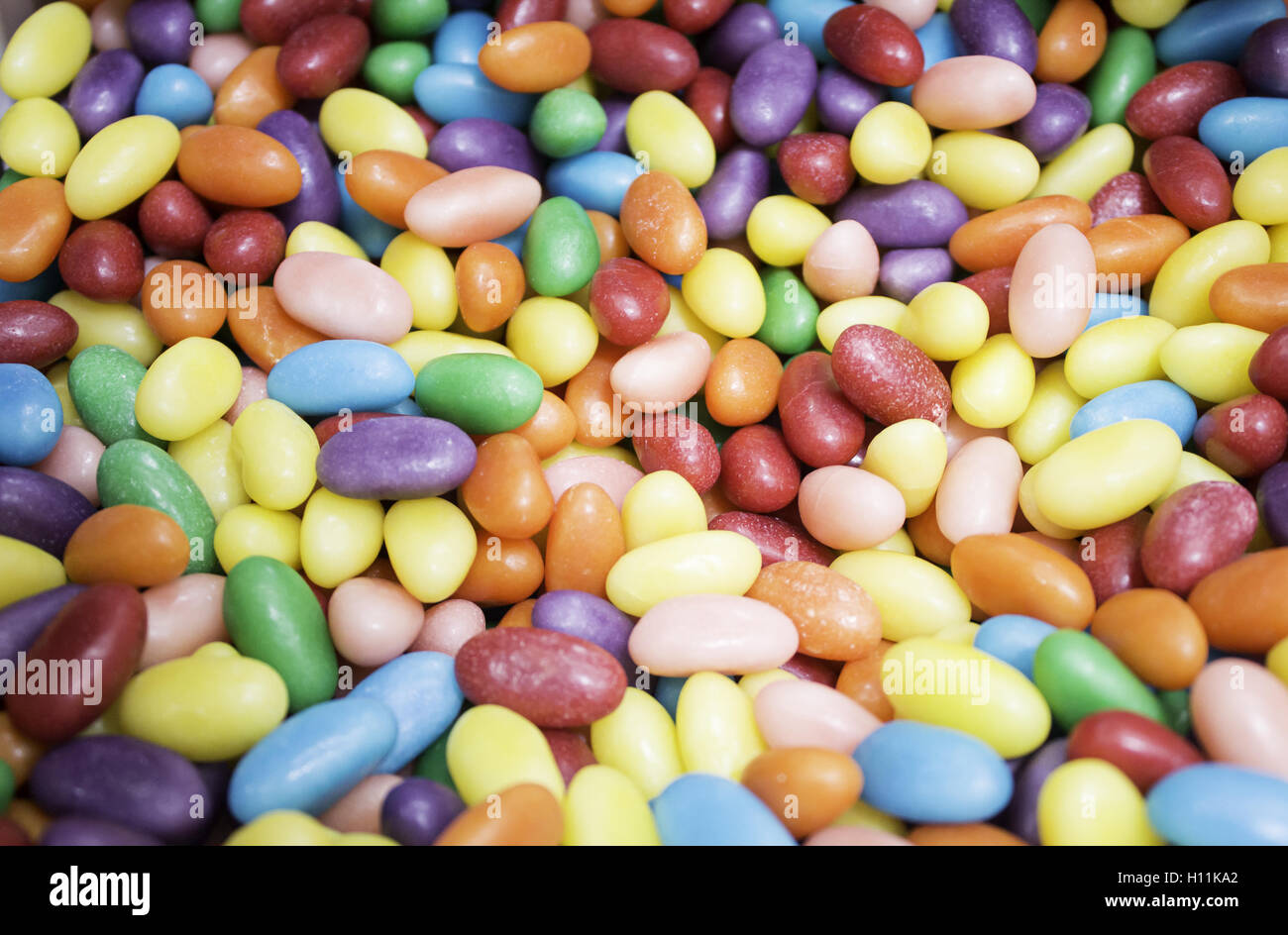 Sugary gummy candies in shop, food Stock Photo - Alamy