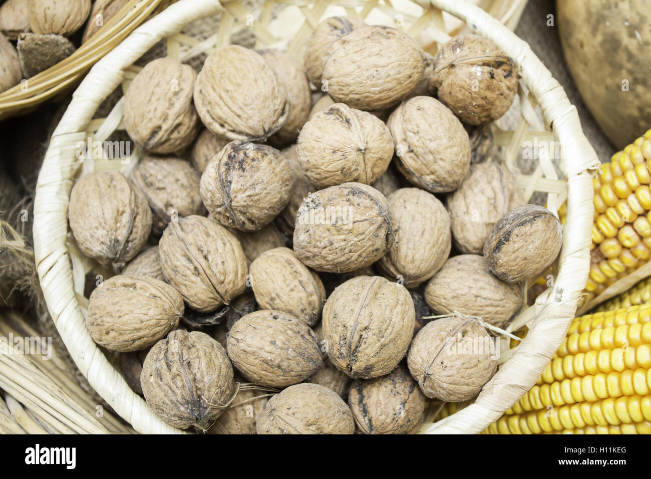 Nuts bulk food store, dried fruits Stock Photo - Alamy