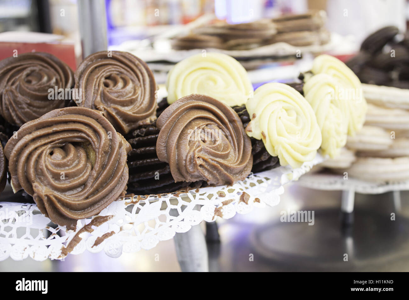 Churros con chocolate hi-res stock photography and images - Alamy