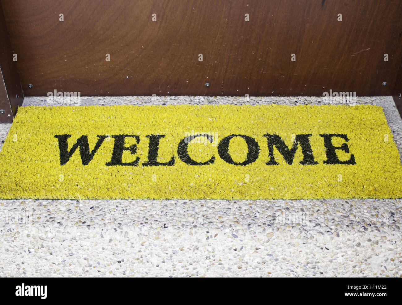 Welcome home mat isolated hi-res stock photography and images - Alamy