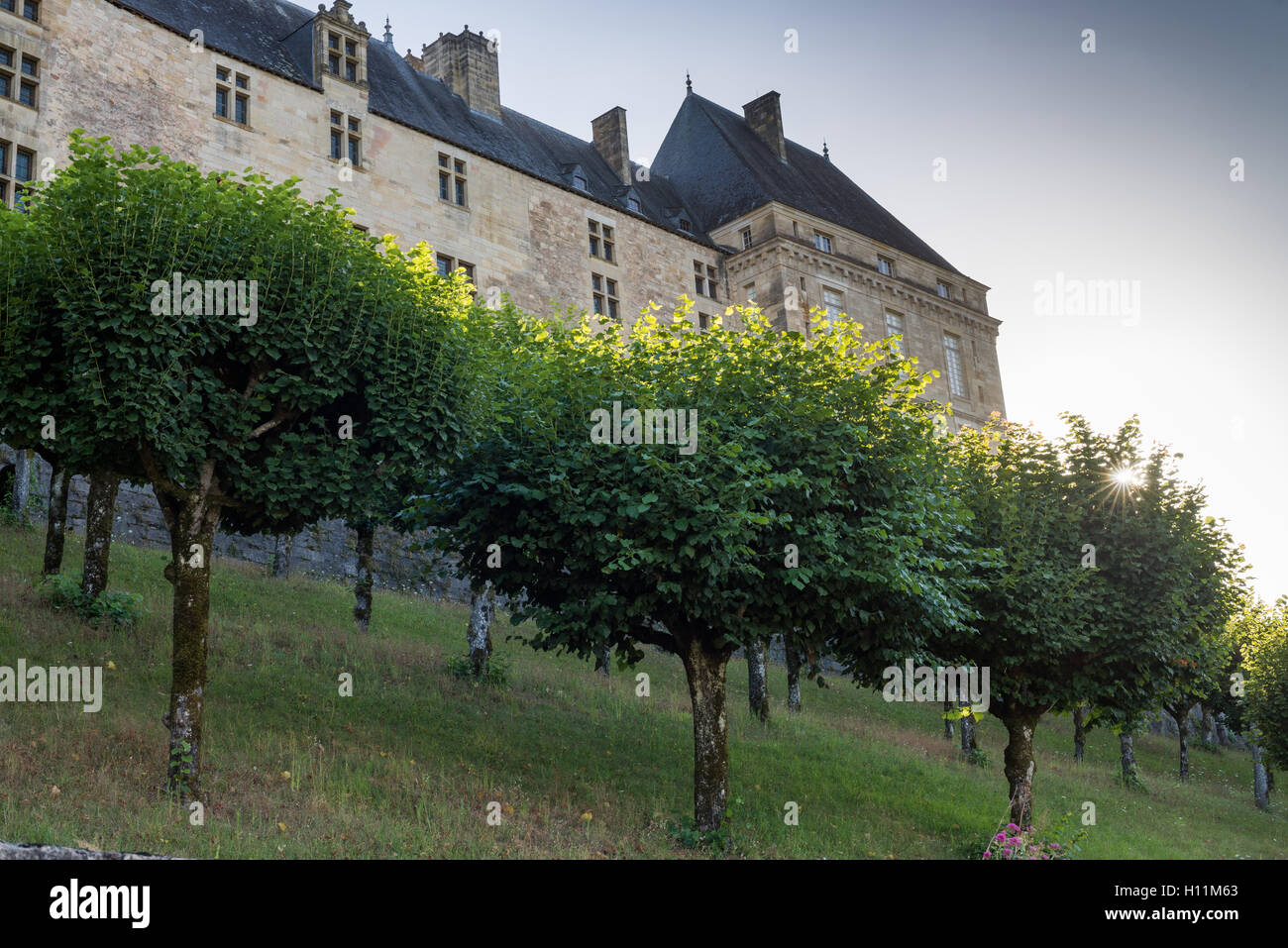 Hautefort castle, Perigord Noir, France, Dordogne, France, EU, Europe ...