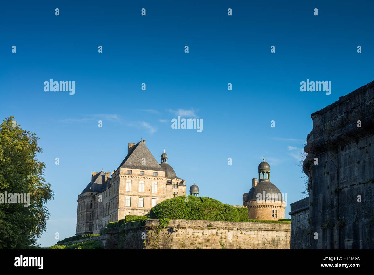 Hautefort castle, Perigord Noir, France, Dordogne, France, EU, Europe ...