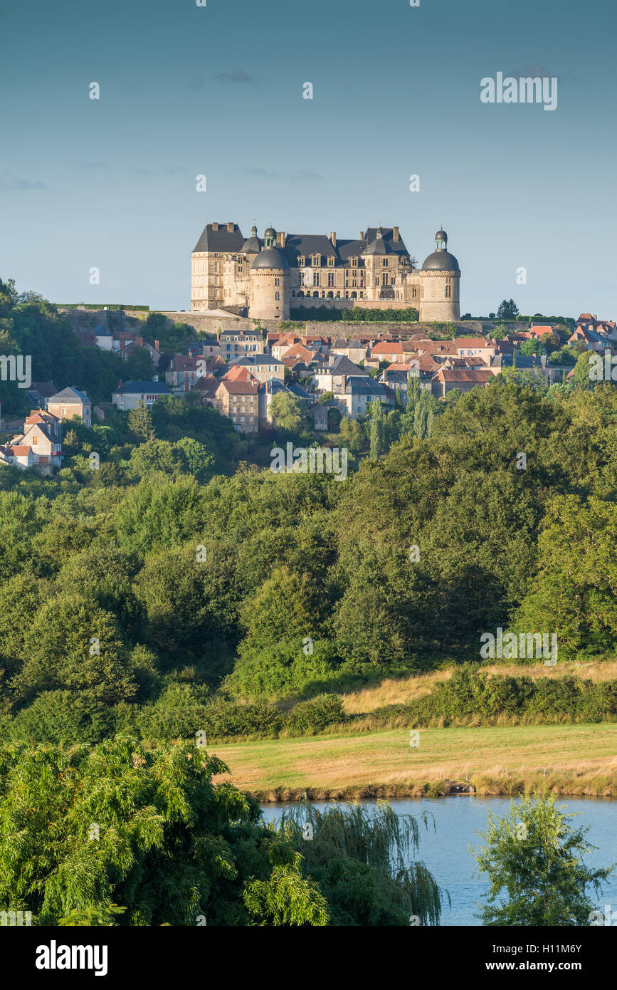 Hautefort castle, Perigord Noir, France, Dordogne, France, EU, Europe ...