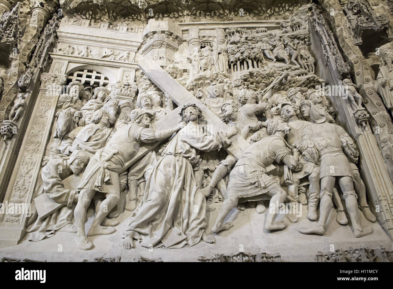 Jesus christ statue inside old hi-res stock photography and images - Alamy