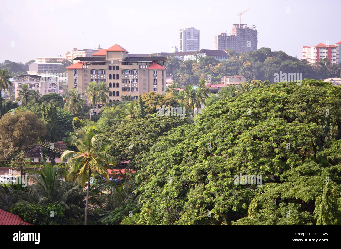 Beautiful coastal green city of Mangalore, in Karnataka State, India ...