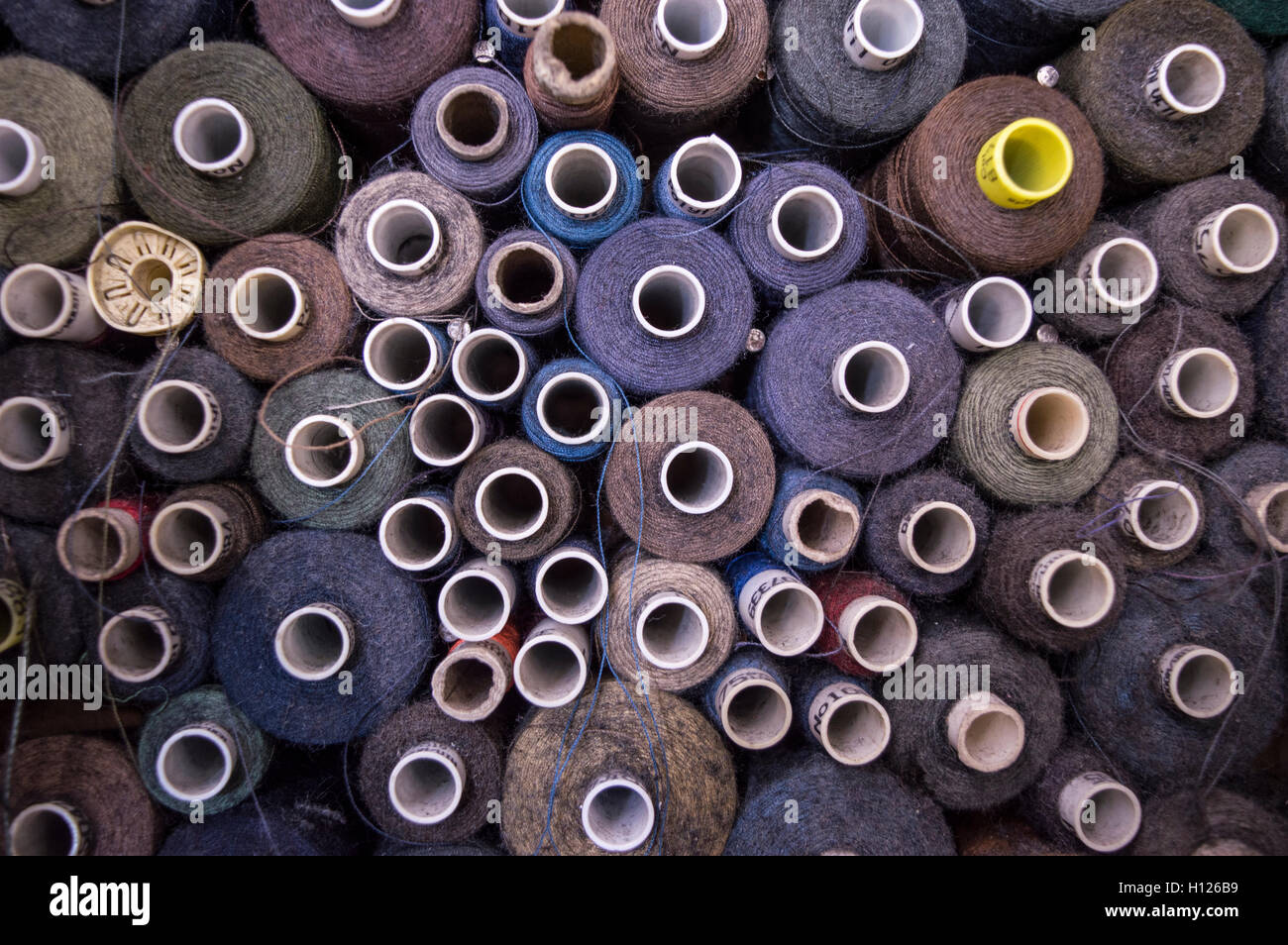Spools of wool hi-res stock photography and images - Alamy