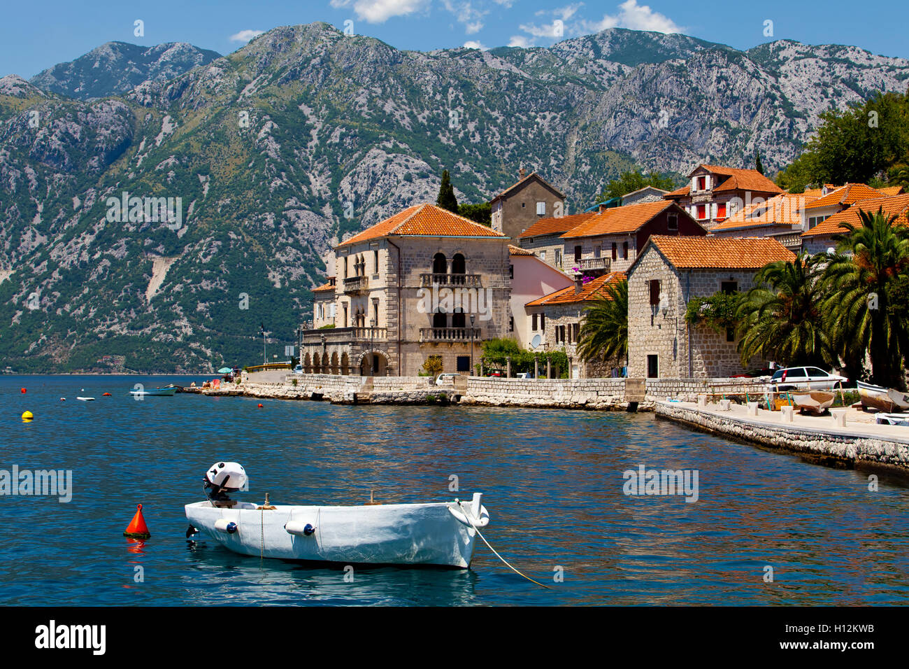 Perast city, Montenegro Stock Photo - Alamy