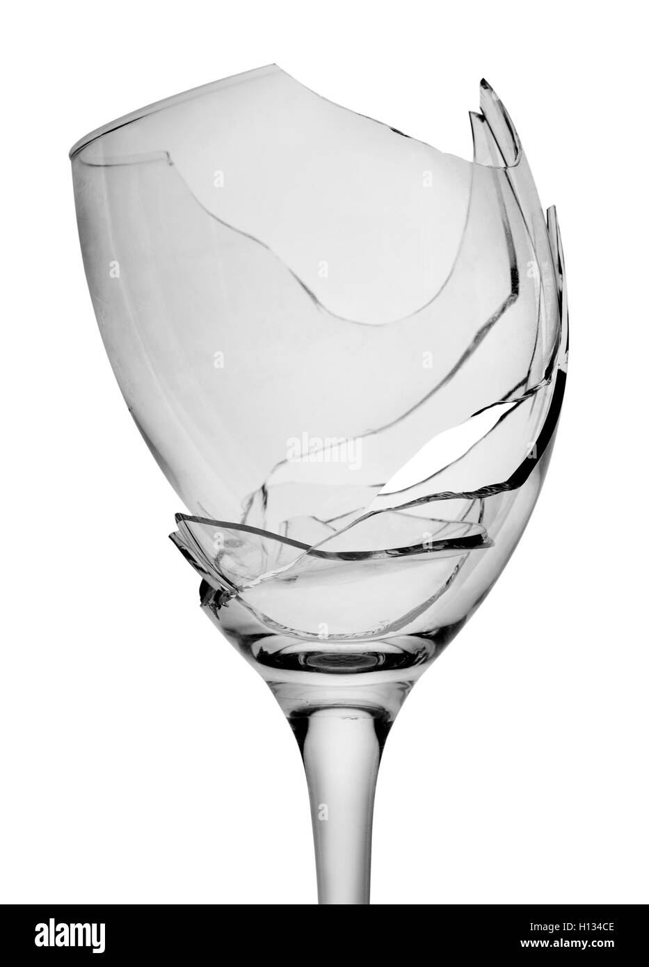 Broken glass close-up Stock Photo - Alamy
