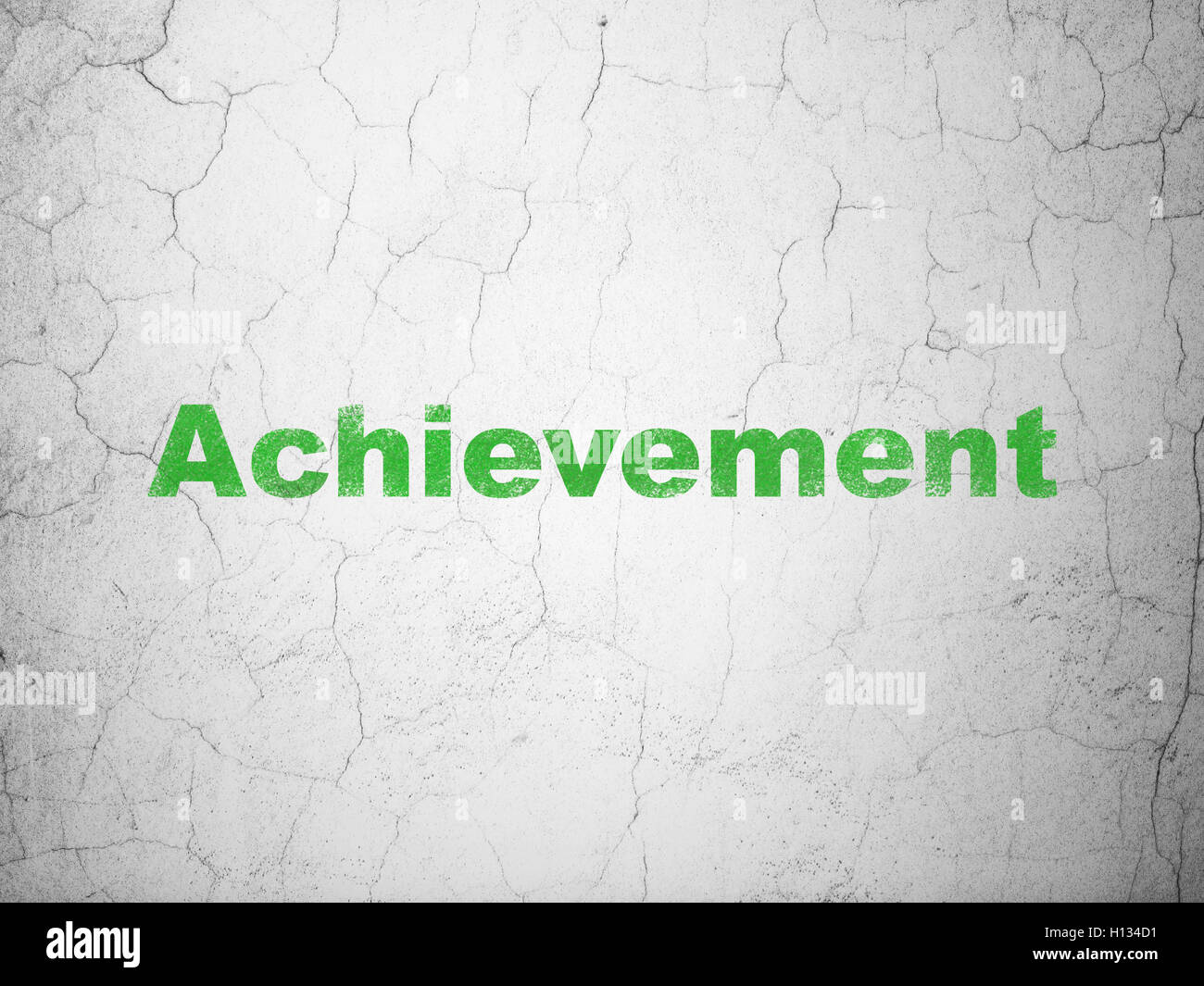 Education concept: Achievement on wall background Stock Photo - Alamy