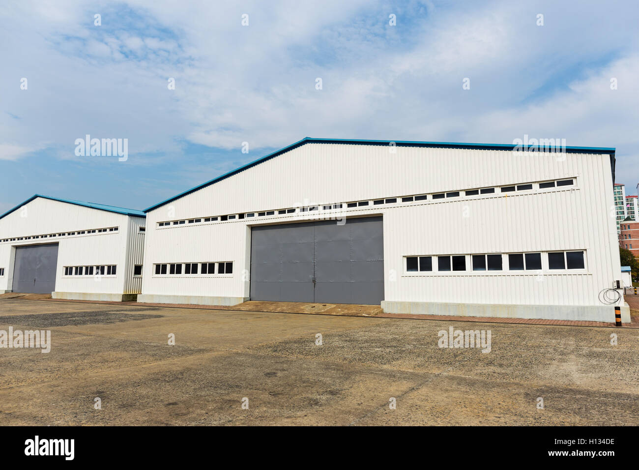 Storage warehouse at outdoor Stock Photo - Alamy