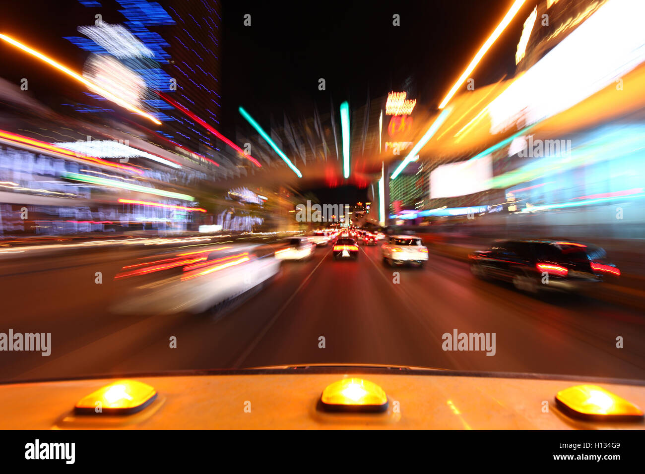 Time lapse car city driving hi-res stock photography and images - Alamy