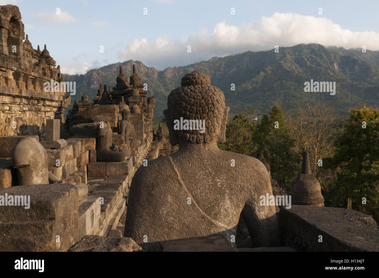 Borobudur temple compounds hi-res stock photography and images - Alamy