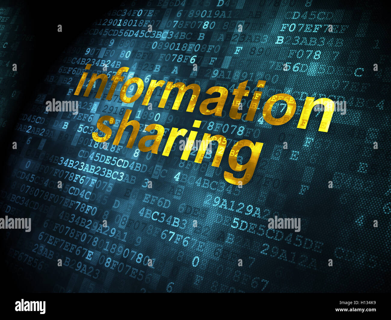 Data concept: Information Sharing on digital background Stock Photo - Alamy