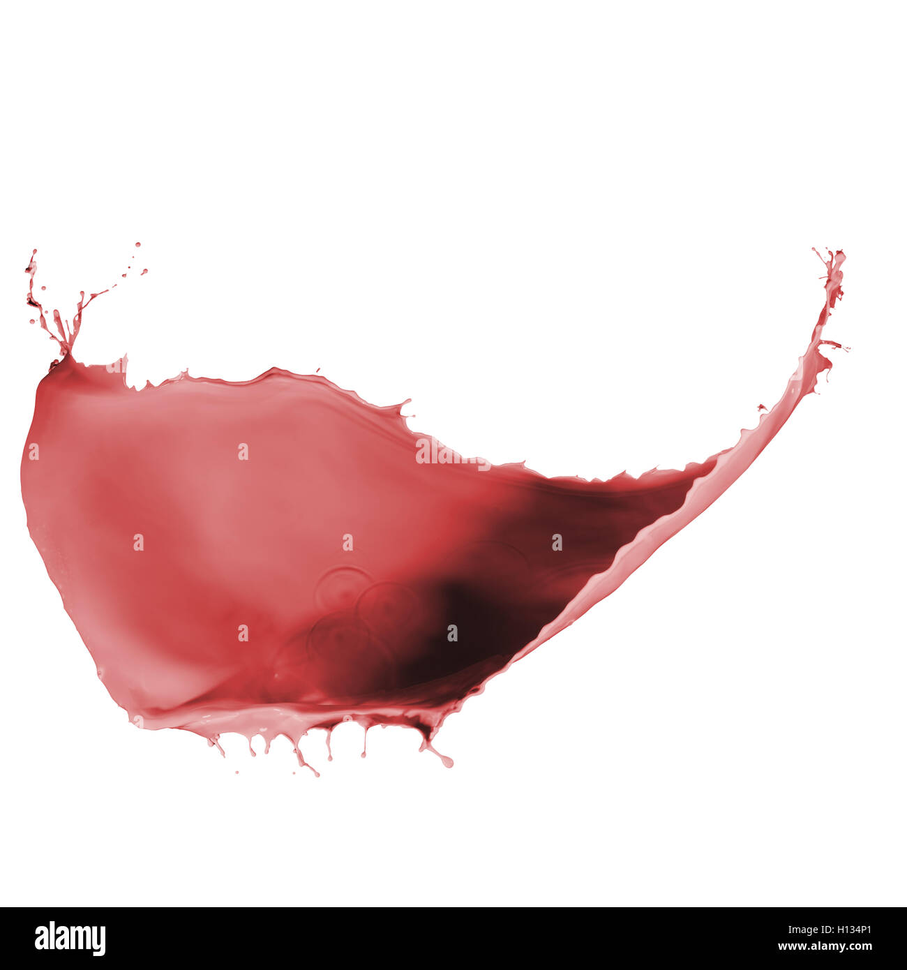 red paint splash Stock Photo - Alamy