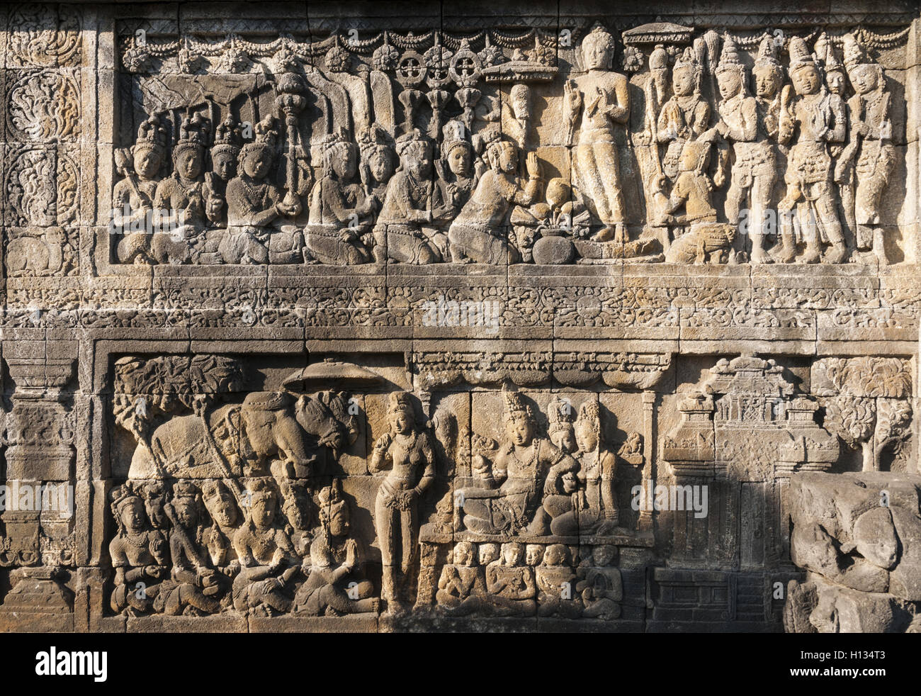 Indonesia, Java, Magelang, Borobudur Temple Compounds, Borobudur Temple ...