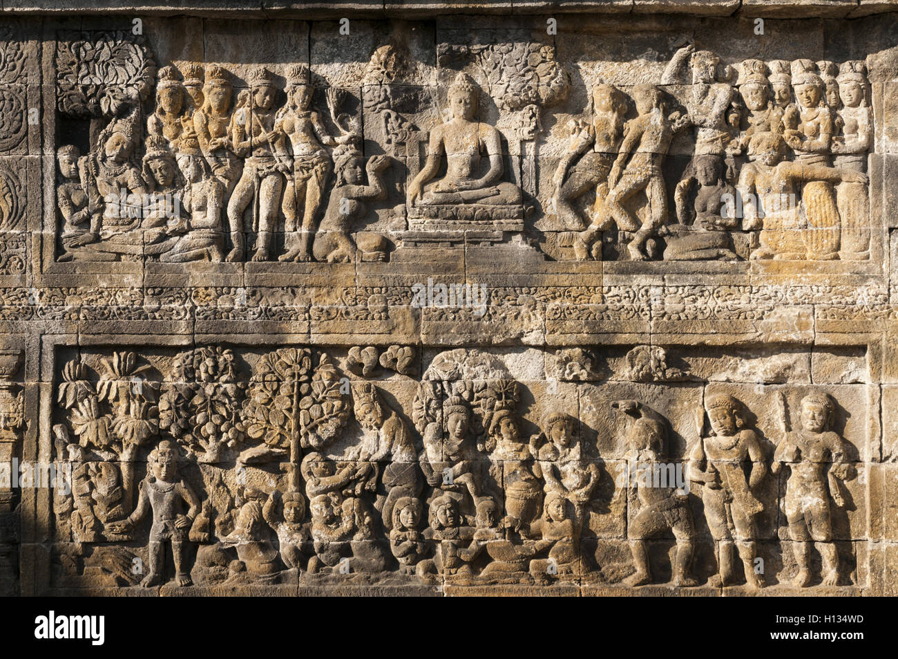 Indonesia, Java, Magelang, Borobudur Temple Compounds, Borobudur Temple ...