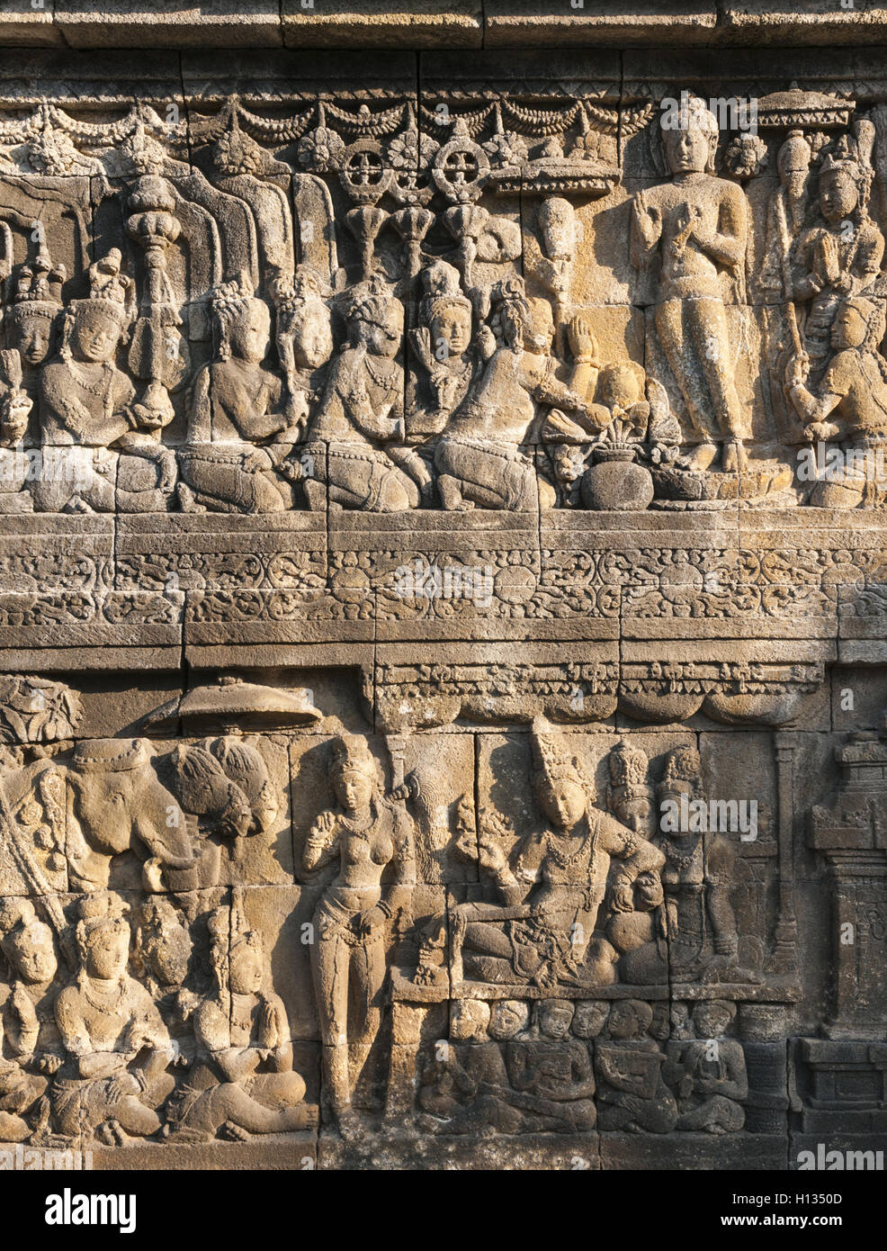 Indonesia, Java, Magelang, Borobudur Temple Compounds, Borobudur Temple ...