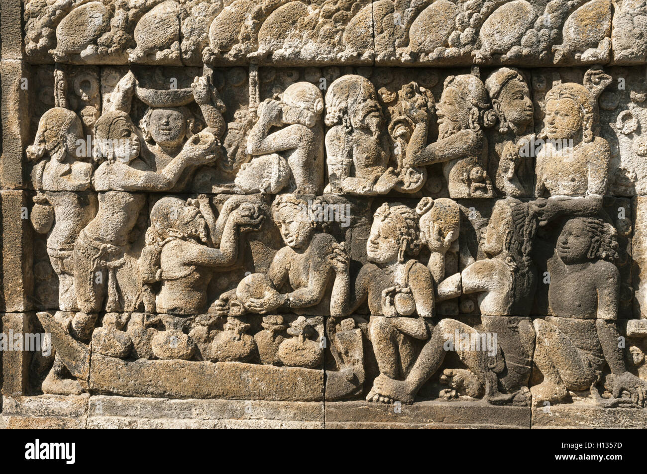 Indonesia, Java, Magelang, Borobudur Temple Compounds, Borobudur Temple ...