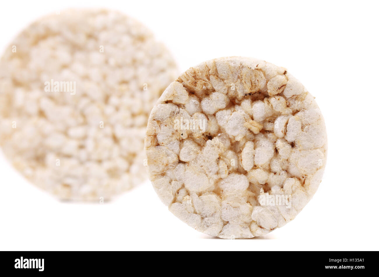 Close up of puffed rice snack Stock Photo - Alamy