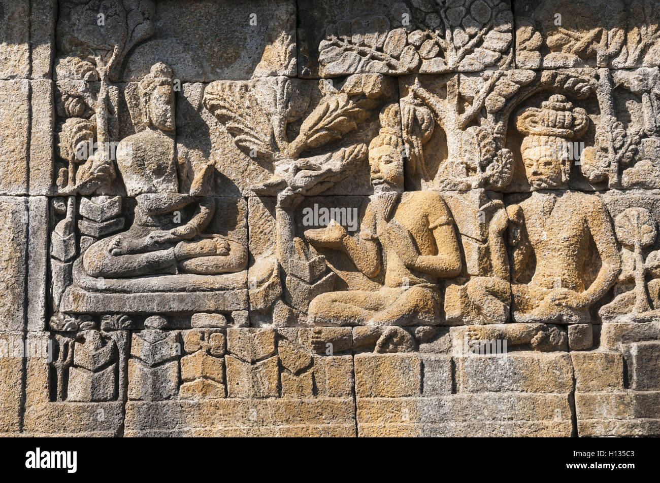 Indonesia, Java, Magelang, Borobudur Temple Compounds, Borobudur Temple ...