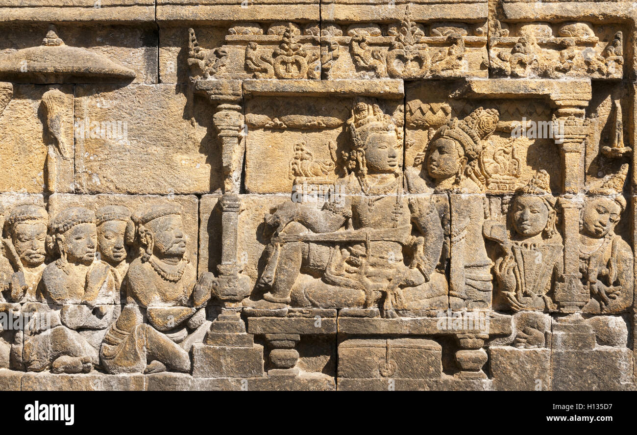 Indonesia, Java, Magelang, Borobudur Temple Compounds, Borobudur Temple ...
