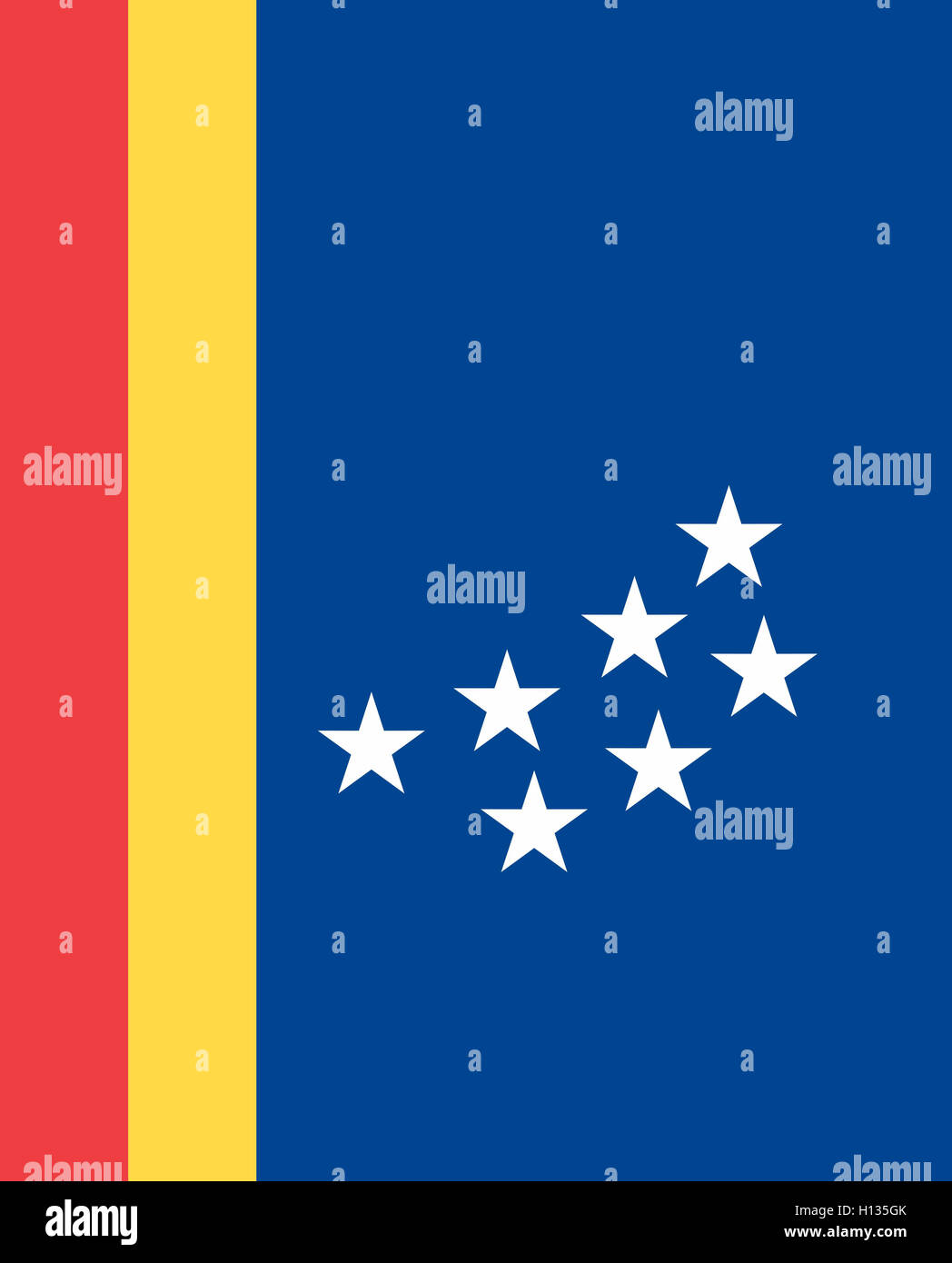 durham city flag Stock Photo - Alamy