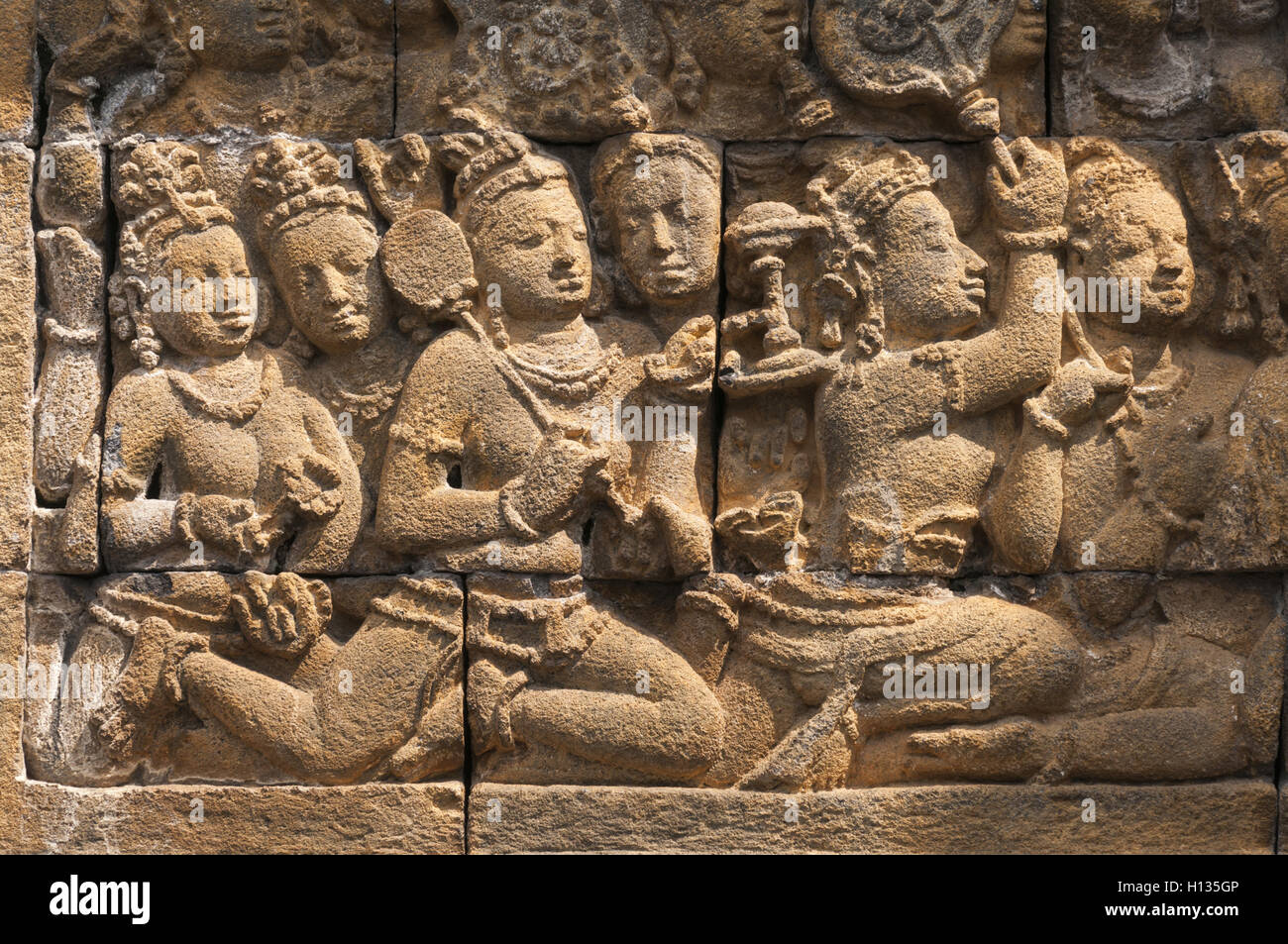 Indonesia, Java, Magelang, Borobudur Temple Compounds, Borobudur Temple ...