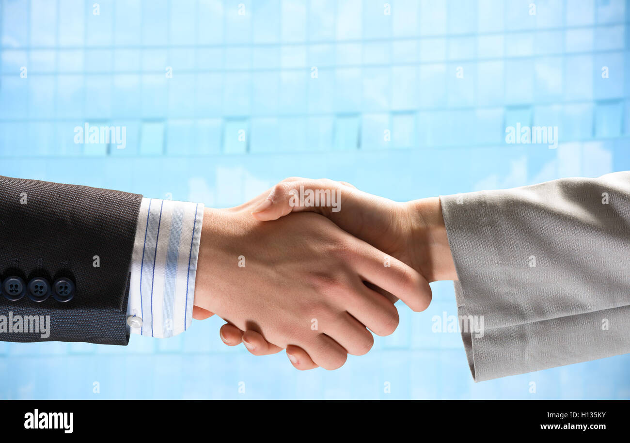 handshake of two businessmen Stock Photo - Alamy
