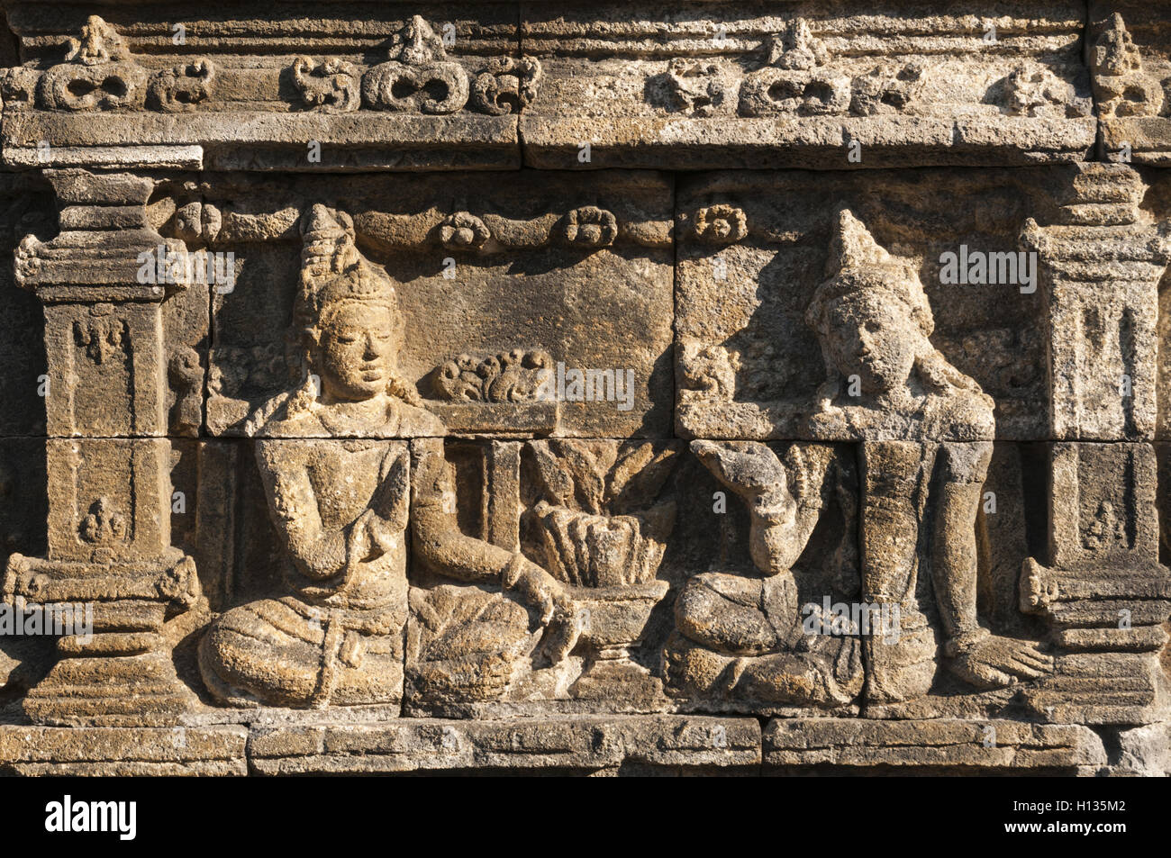 Indonesia, Java, Magelang, Borobudur Temple Compounds, Borobudur Temple ...