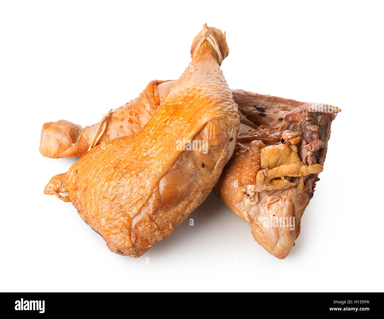 Cooked chicken legs Stock Photo - Alamy