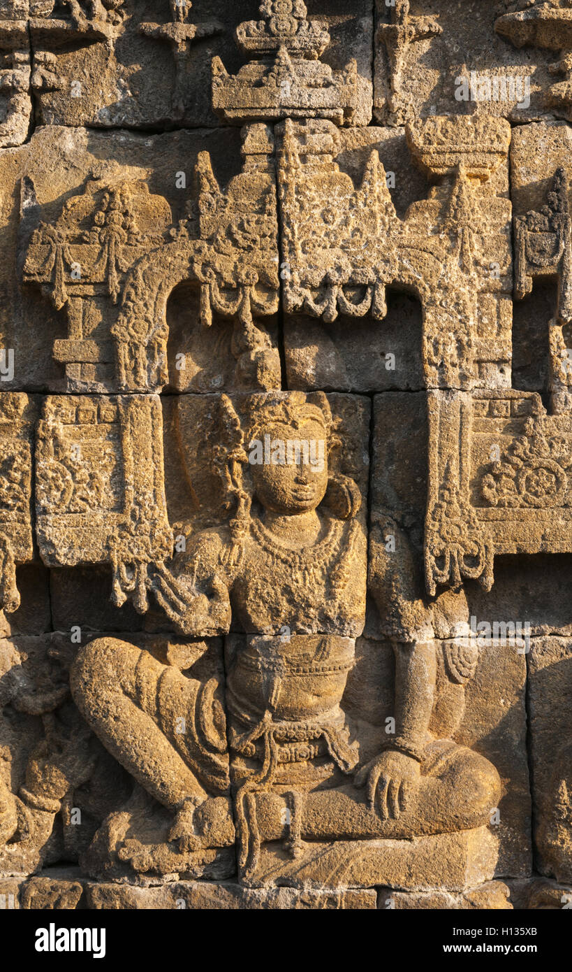 Indonesia, Java, Magelang, Borobudur Temple Compounds, Borobudur Temple ...