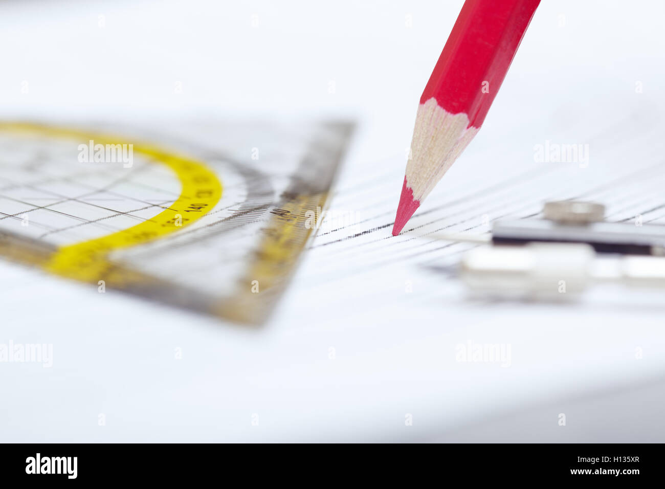 Engineering technical drawing graphics hi-res stock photography and ...