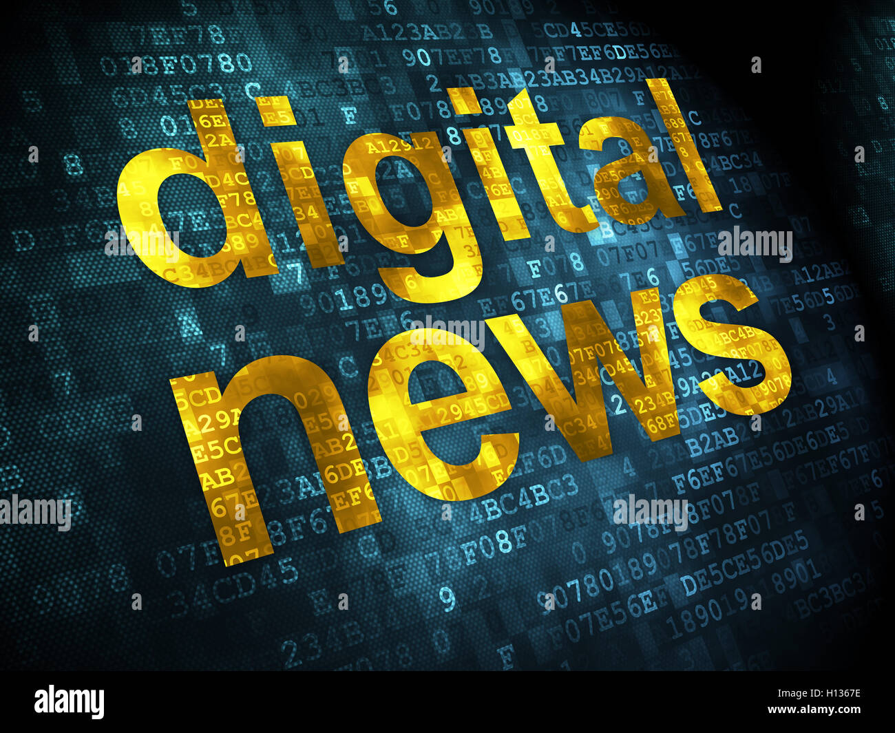 News concept: Digital News on digital background Stock Photo - Alamy