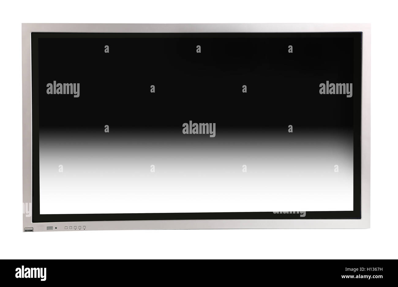 Monitor on white background Stock Photo - Alamy