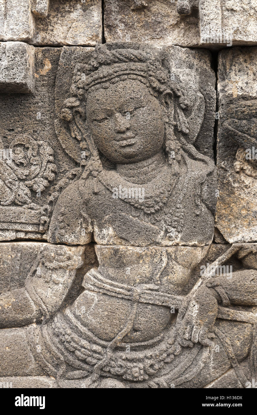 Indonesia, Java, Magelang, Borobudur Temple Compounds, Borobudur Temple ...