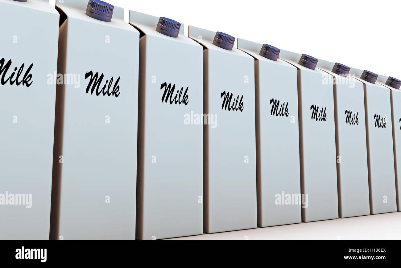 Blank milk carton hi-res stock photography and images - Alamy