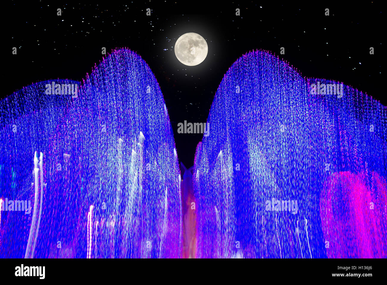 speed of neon light Stock Photo - Alamy