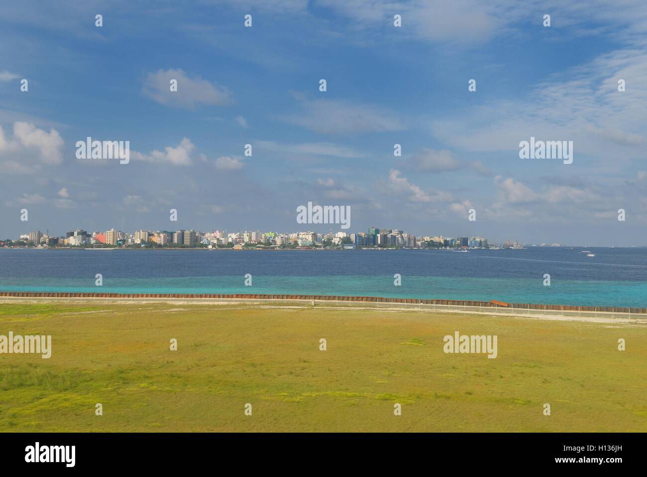 Maldives city male skyline hi-res stock photography and images - Alamy