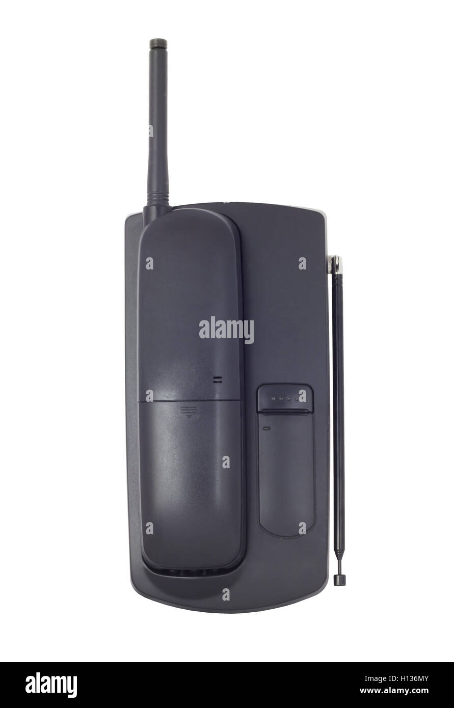 Office stationary radio telephone Stock Photo - Alamy