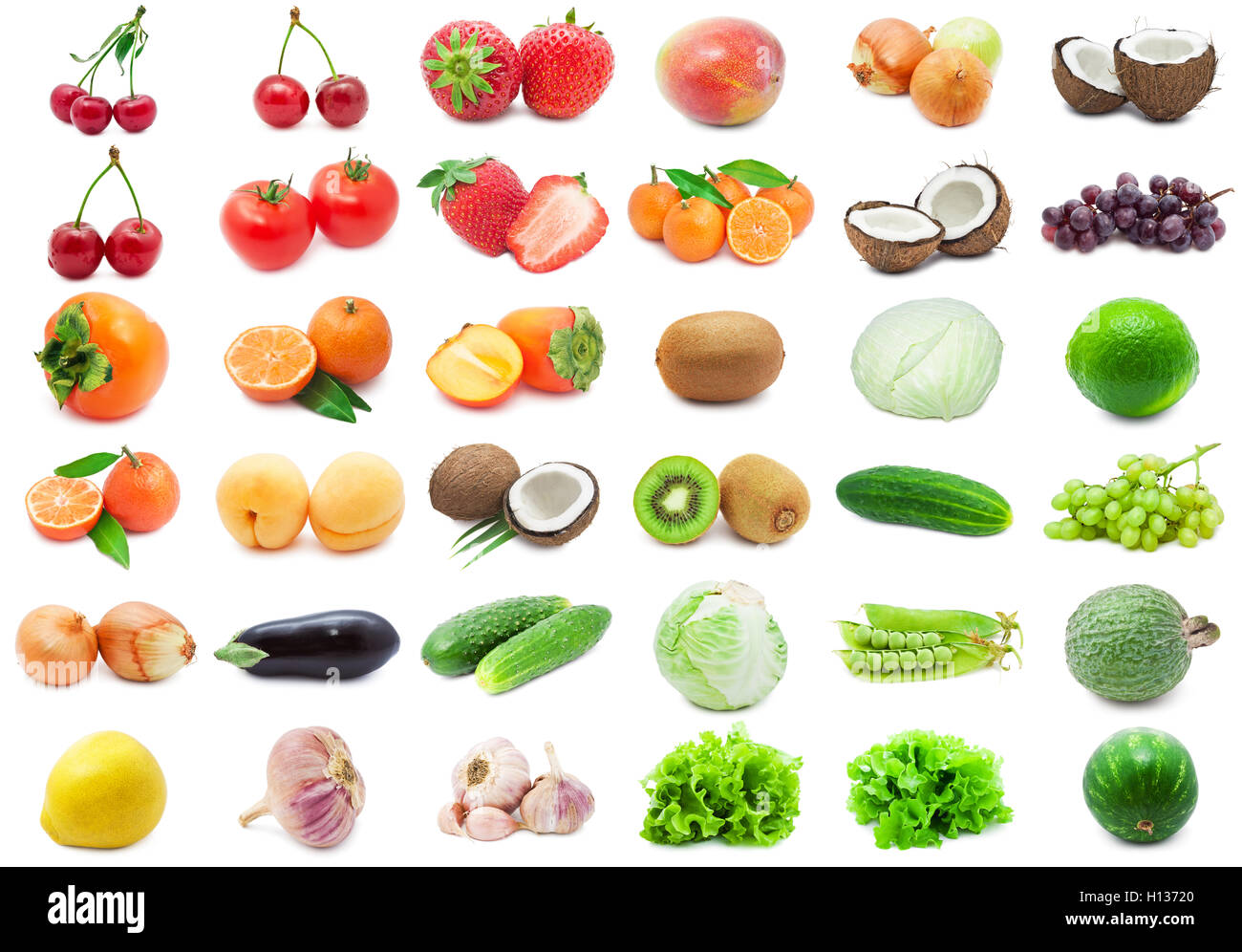 Fruits and Vegetables Stock Photo - Alamy
