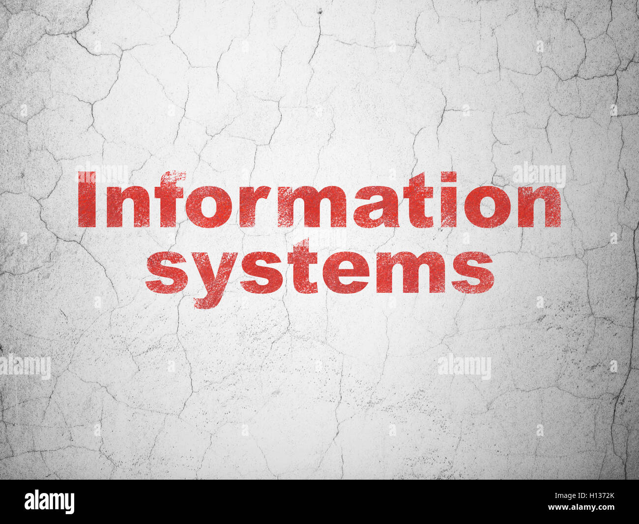 Information concept: Information Systems on wall background Stock Photo ...