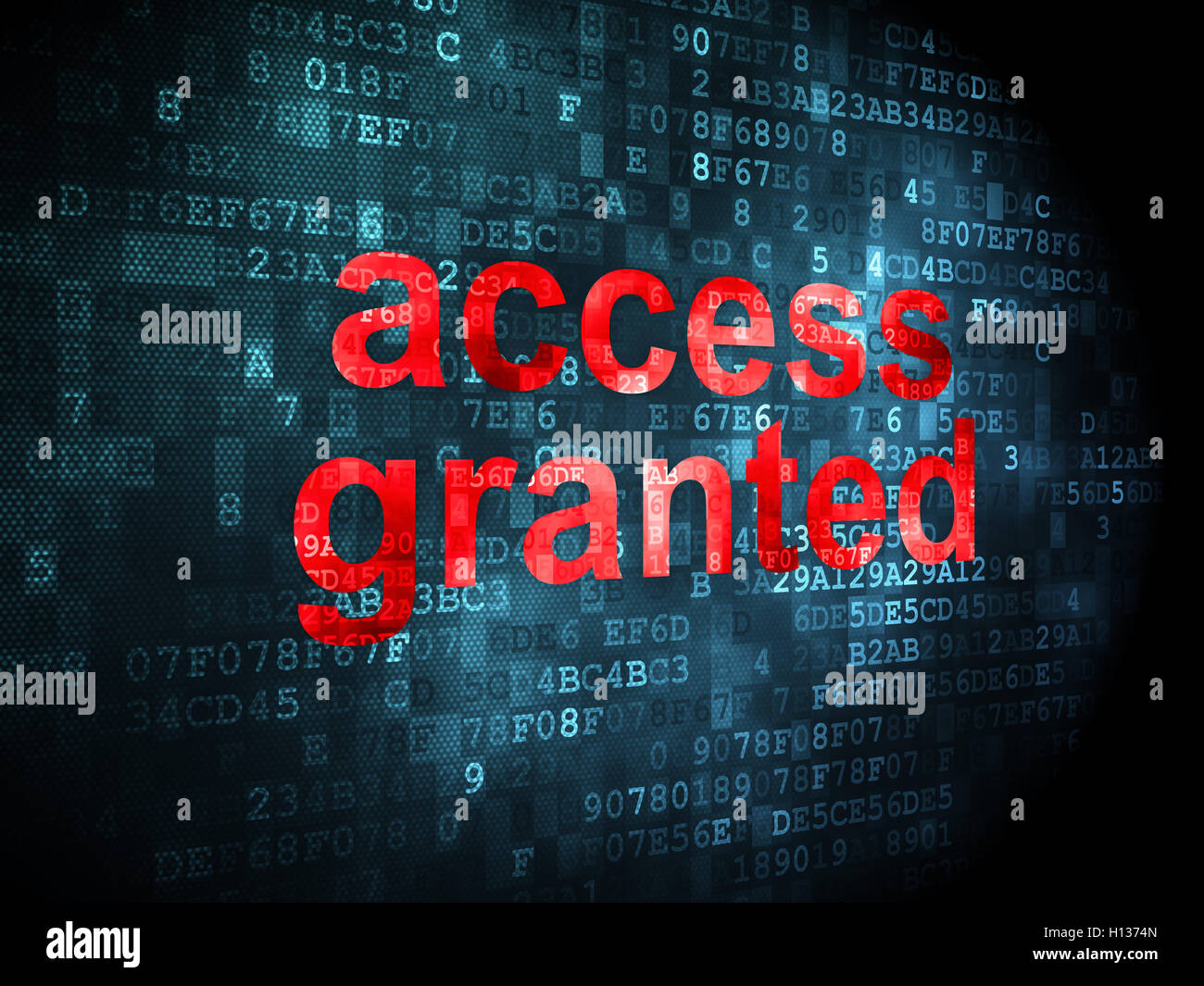 Privacy concept: Access Granted on digital background Stock Photo - Alamy